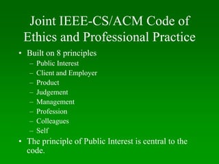 professional ethics in_computing | PPT