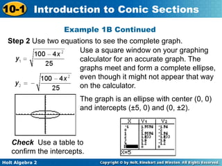 10-1 Intro to Conic Sections- class.ppt