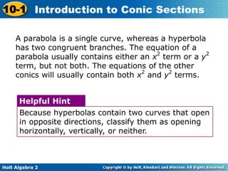 10-1 Intro to Conic Sections- class.ppt