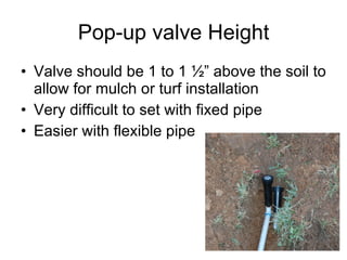 10 1 Irrigation System Installation | PPT