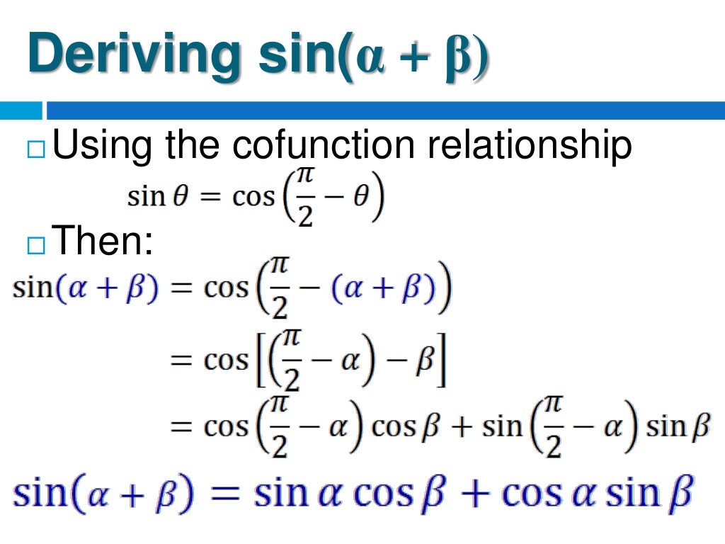 10 1 Sum And Difference For Sin And Cos 10 1 Sum And Difference For Sin And Cos