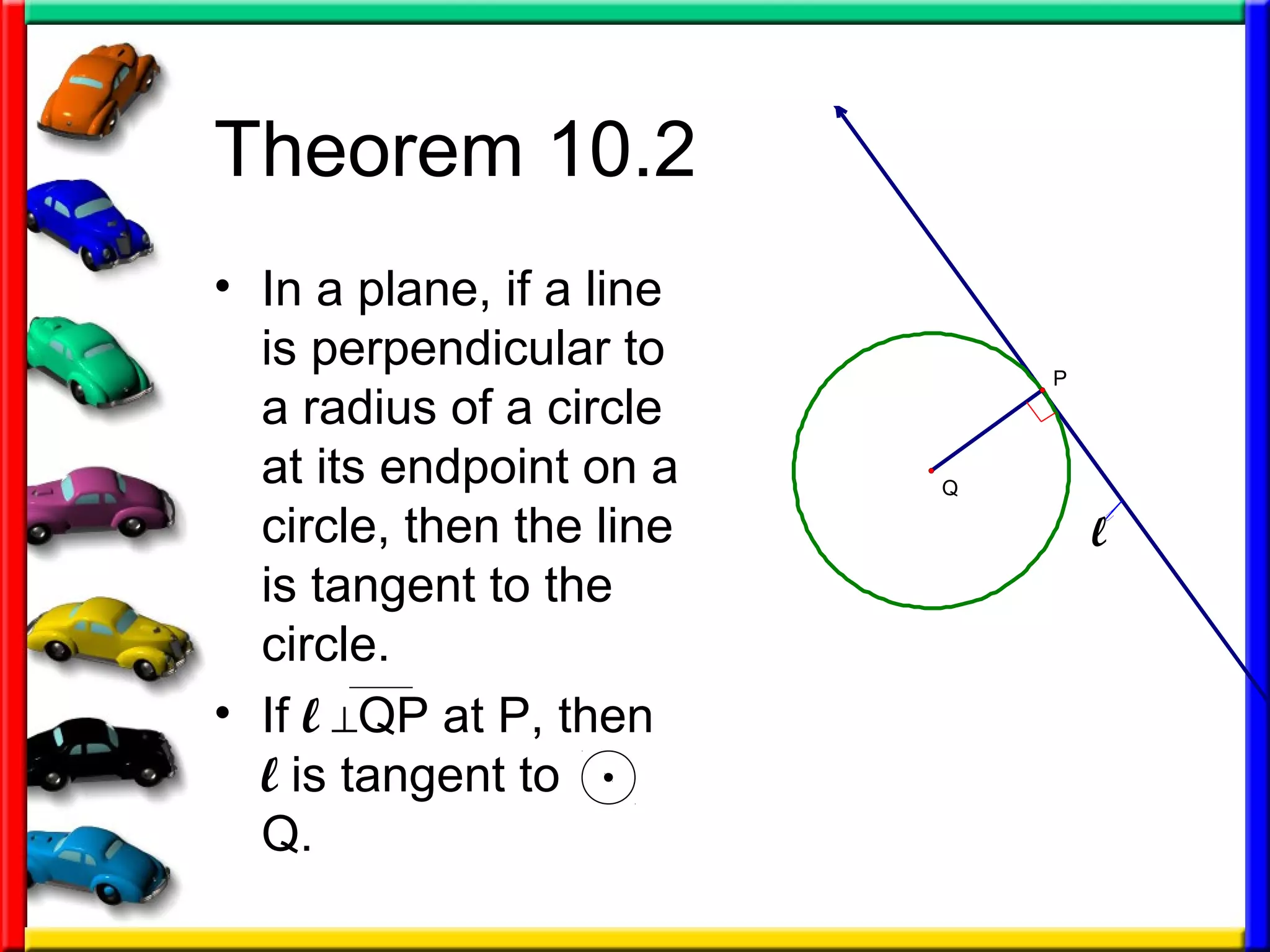 10.1 tangents to circles | PPT