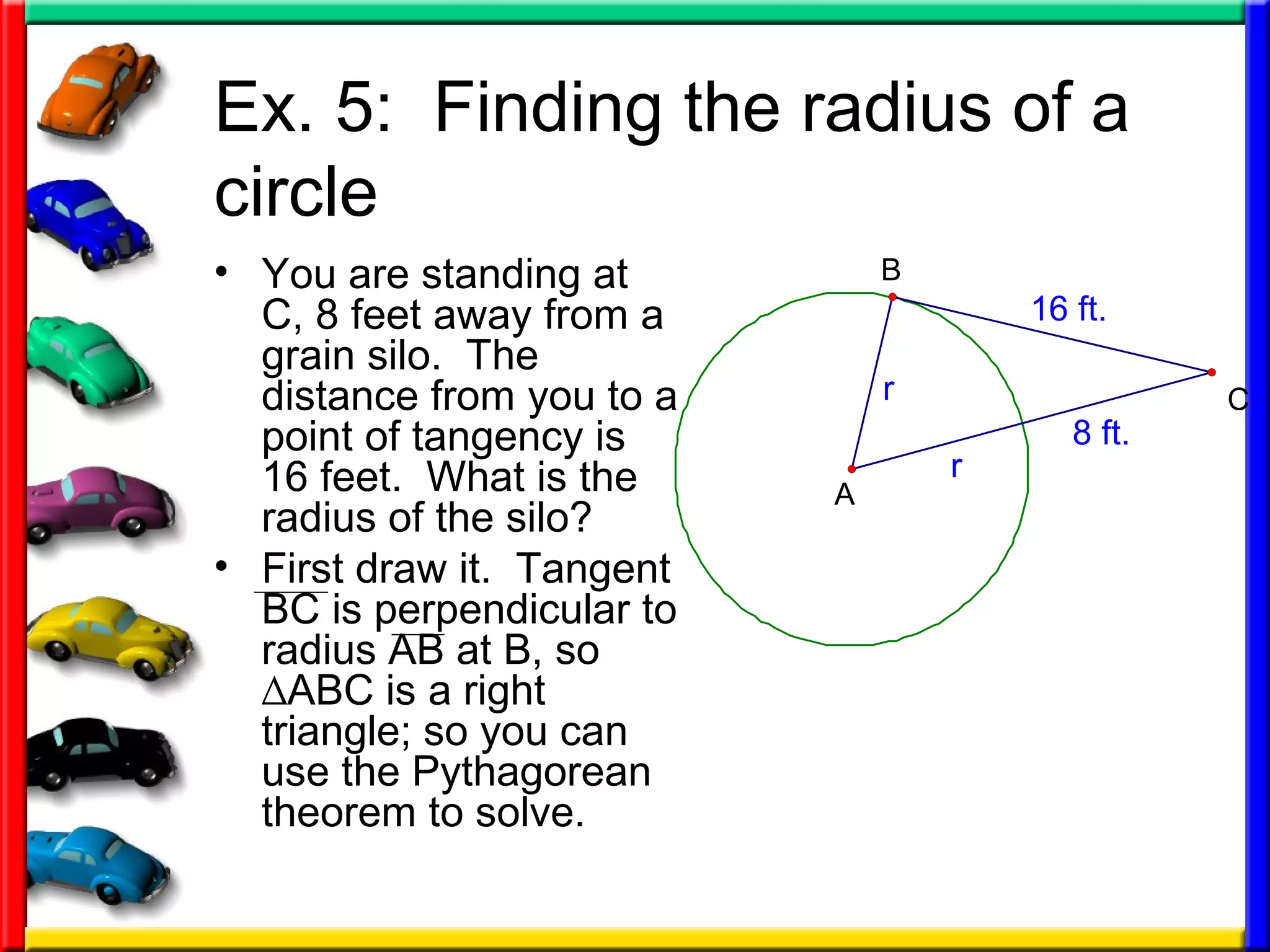 10.1 tangents to circles | PPT