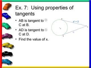 10.1 tangents to circles | PPT