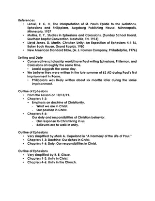10-20-19, Ephesians 4;11-16, Walking Together | PDF