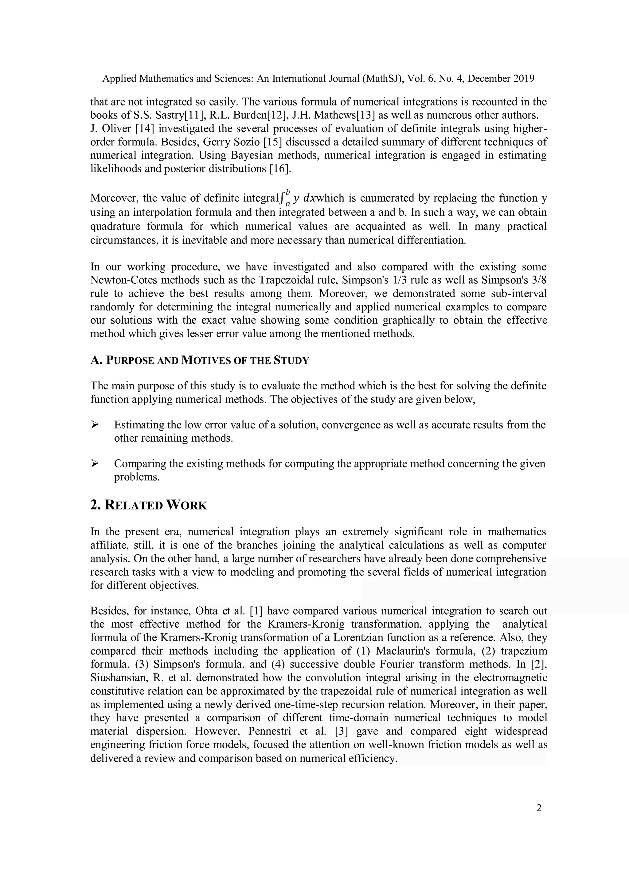 A NEW STUDY OF TRAPEZOIDAL, SIMPSON’S1/3 AND SIMPSON’S 3/8 RULES OF ...