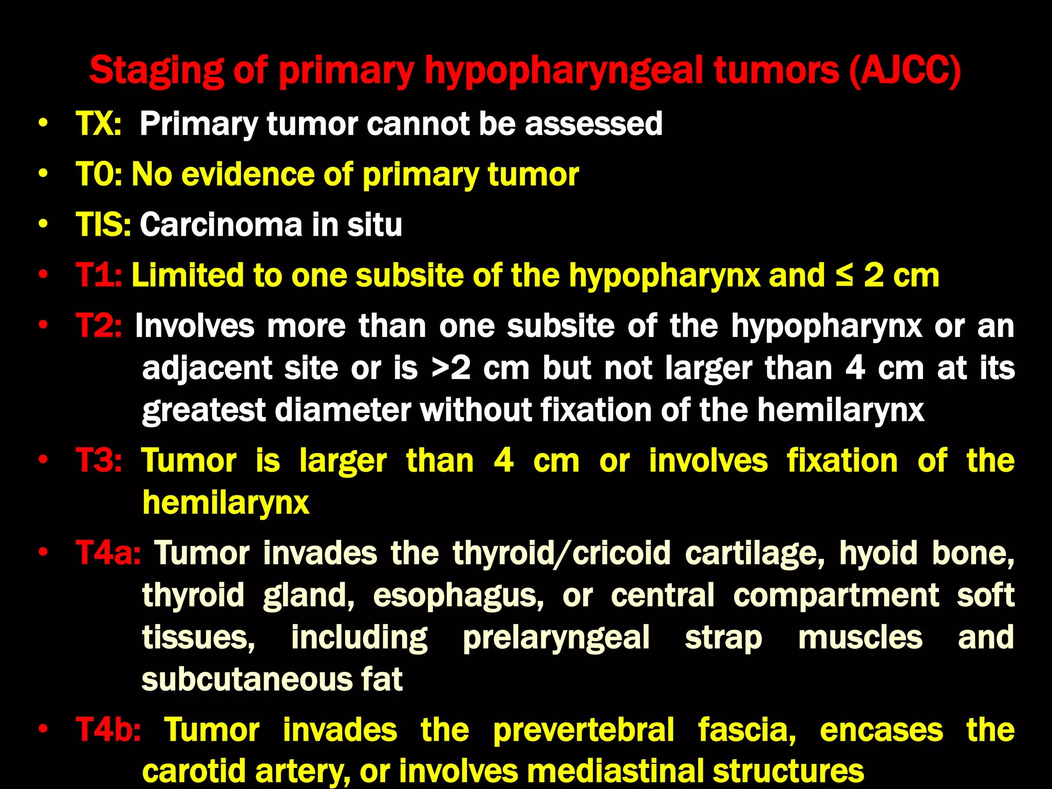 Carcinoma of hypopharynx | PPT