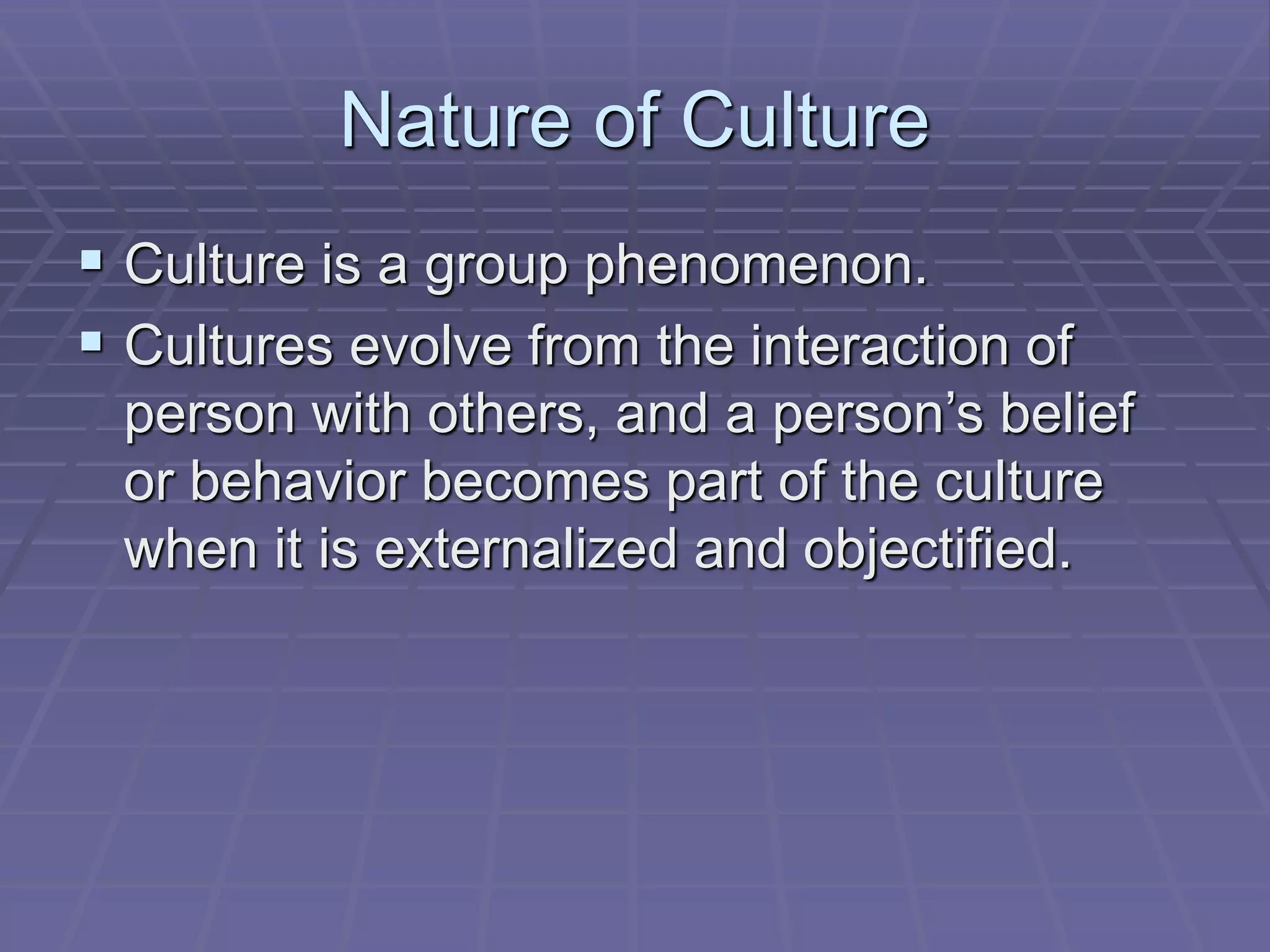 Culture and Society|A Social Systems Perspective | PPT