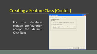 Creating a feature class | PPT