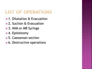 10. operative obstetrics | PPTX