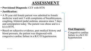 10. a case study on ccf with htn | PDF | Heart and Cardiovascular Diseases | Diseases and Conditions