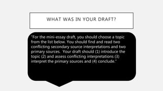 10. mapping the mini essay | PPT