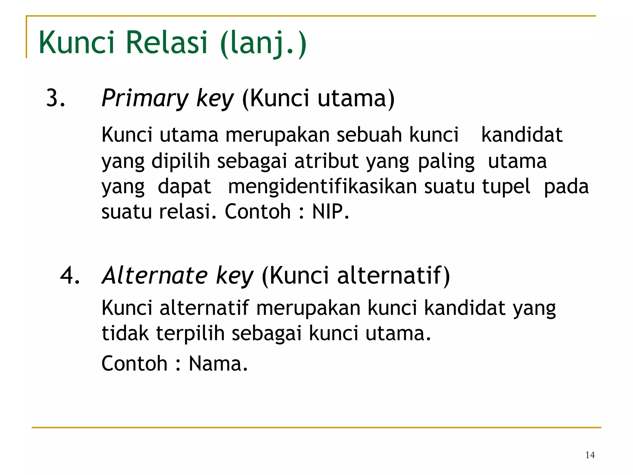10. model data relasional | PPT