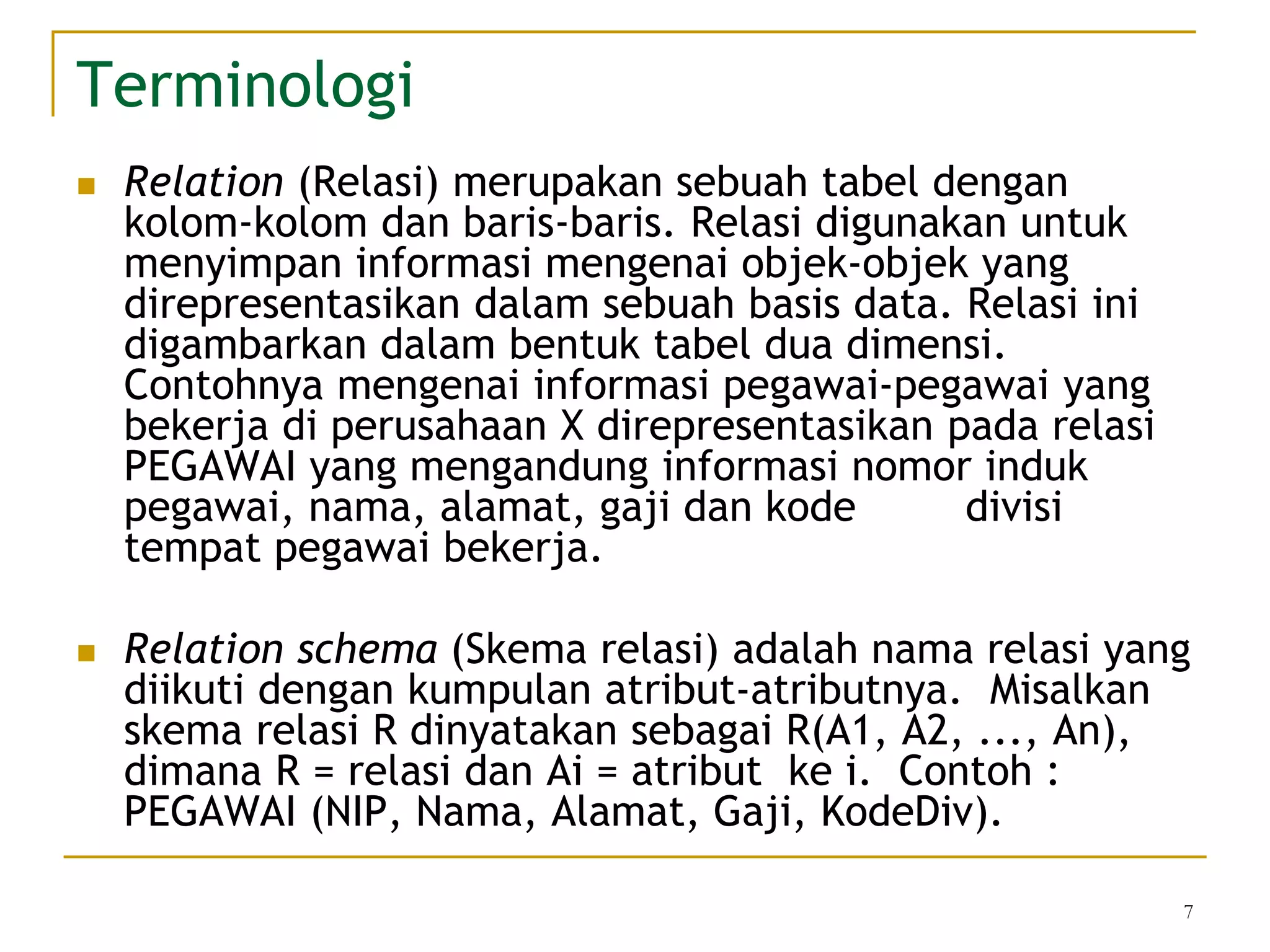 10. model data relasional | PPT