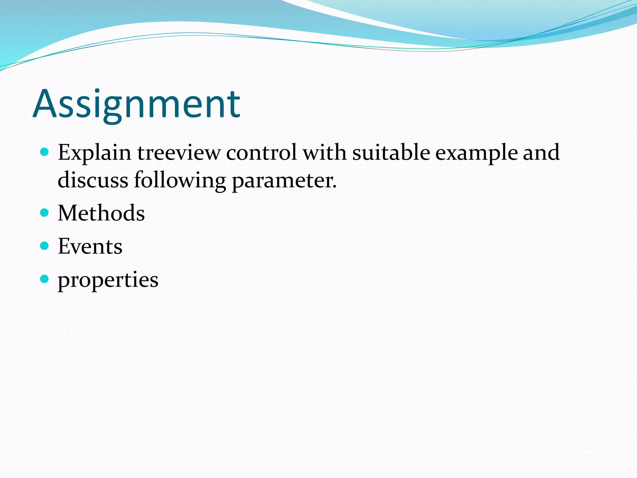 tree view control | PPT