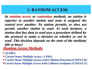 SYBSC IT COMPUTER NETWORKS UNIT III Media Access Control | PPTX