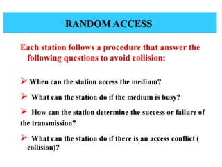 SYBSC IT COMPUTER NETWORKS UNIT III Media Access Control | PPTX