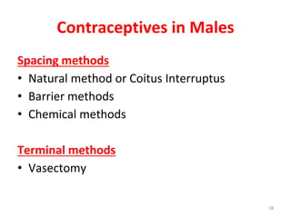 PHYSIOLOGY OFCONTRACEPTION | PPTX