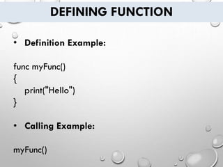 10. funtions and closures IN SWIFT PROGRAMMING | PDF | Programming Languages | Computing