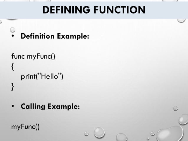 10. funtions and closures IN SWIFT PROGRAMMING | PPT
