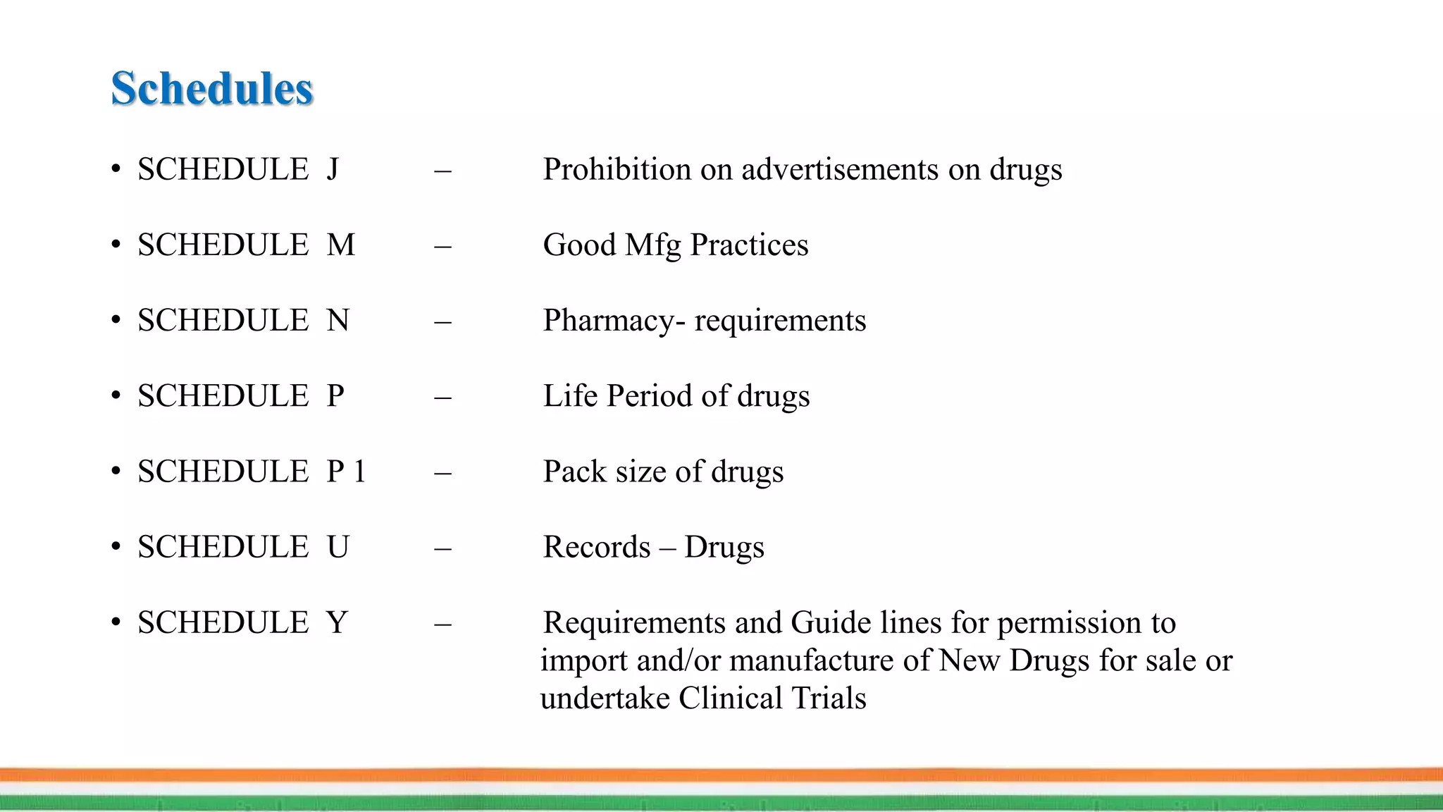 Drug Regulatory Systems in India | PPTX