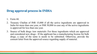 Drug Regulatory Systems in India | PPTX