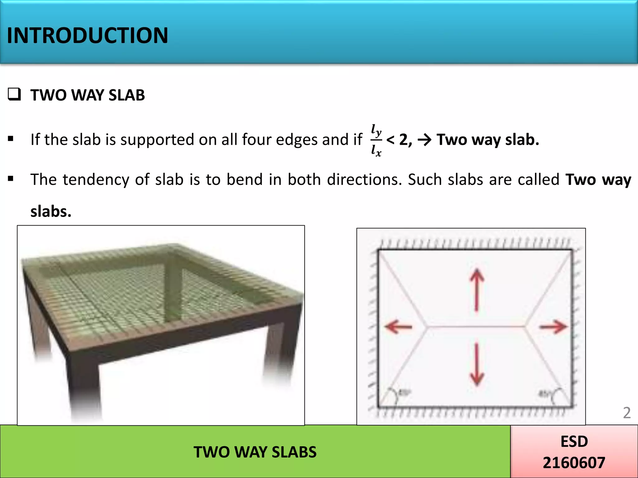 Two Way Slabs | PPTX
