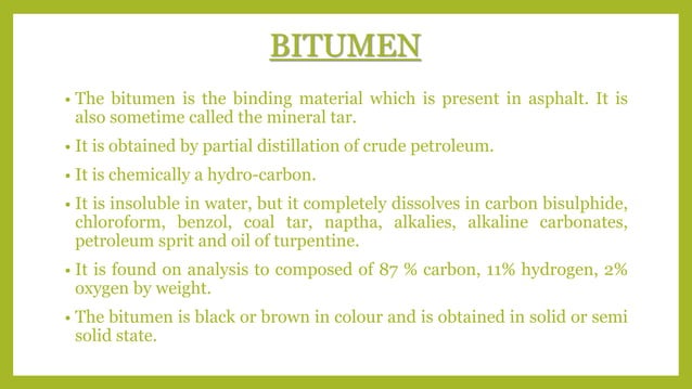 Bitumen | PDF