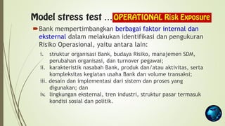 Model Stress Testing pada OPERATIONAL Risk Exposure_ Materi Training | PDF
