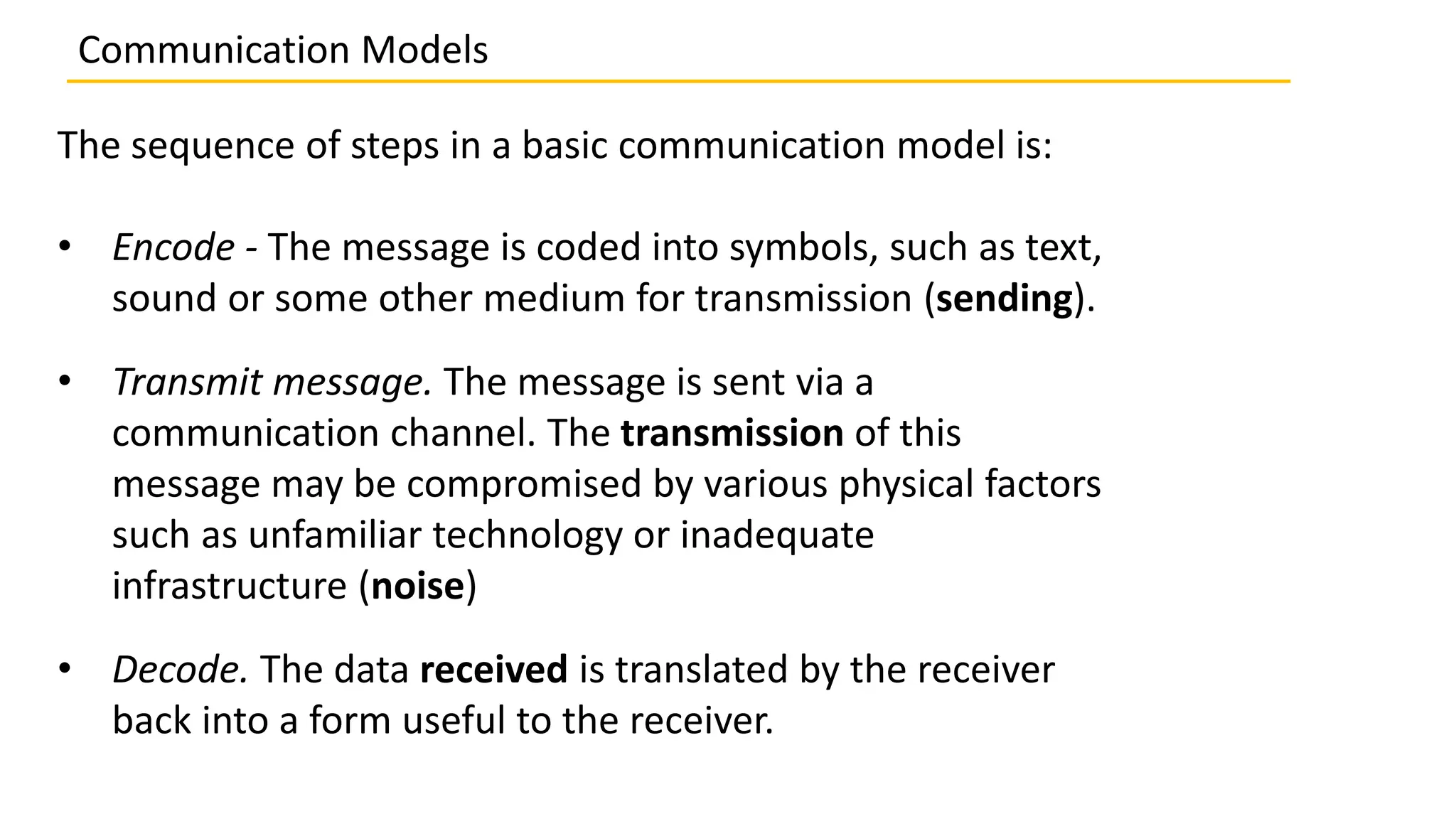 10.1 Communication Models | PPT