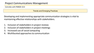10.0 Project Communications Management Overview | PPT