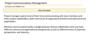 10.0 Project Communications Management Overview | PPT