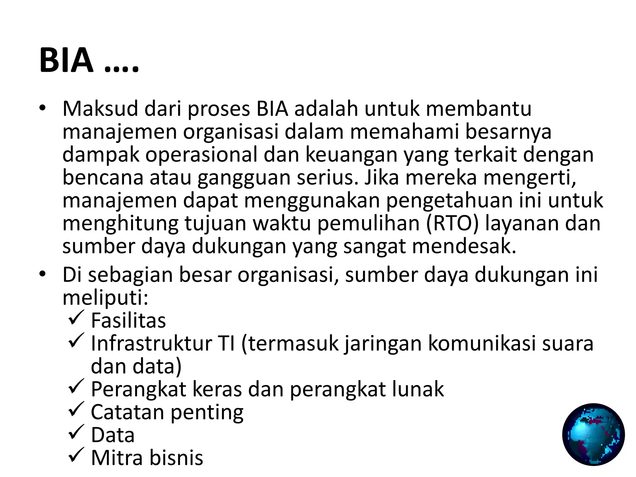 Definisi dan Metode Business Impact Analysis (BIA) dan Risk Assessment ...
