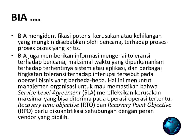 Definisi dan Metode Business Impact Analysis (BIA) dan Risk Assessment ...