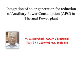 Solar generation for APC | PPTX