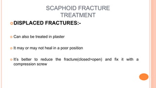 Scaphoid fracture | PPTX