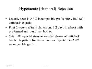 10. pathology of liver transplantation | PPTX