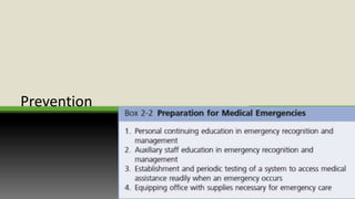 Management of Medical Emergencies | PPTX | Dental Health | Diseases and ...