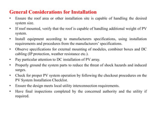 Installation and troubleshooting of solar pv power plants | PDF