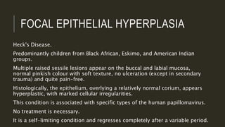 Inflammatory Overgrowths | PPT