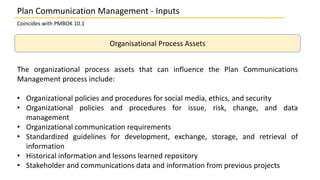 10.1 Plan Communication Management | PPTX