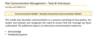 10.1 Plan Communication Management | PPTX