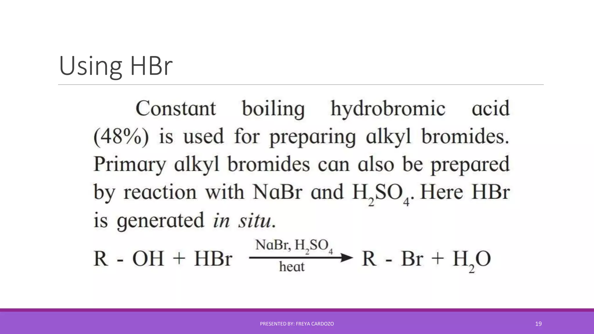 Halogen derivates of alkanes HDA | PPTX