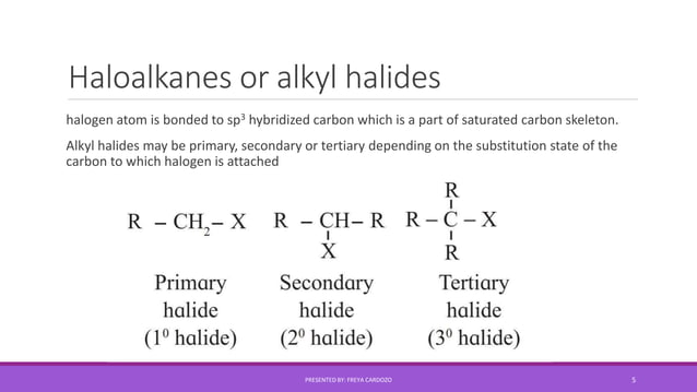Halogen derivates of alkanes HDA | PPTX