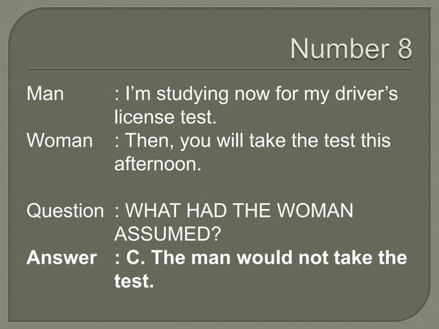 TOEFL Exercise 13 - Emphatic Expression of SURPRISE | PPTX