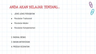 10.1 Perubatan Tradisional, Perubatan Moden dan Perubatan Komplementari ...