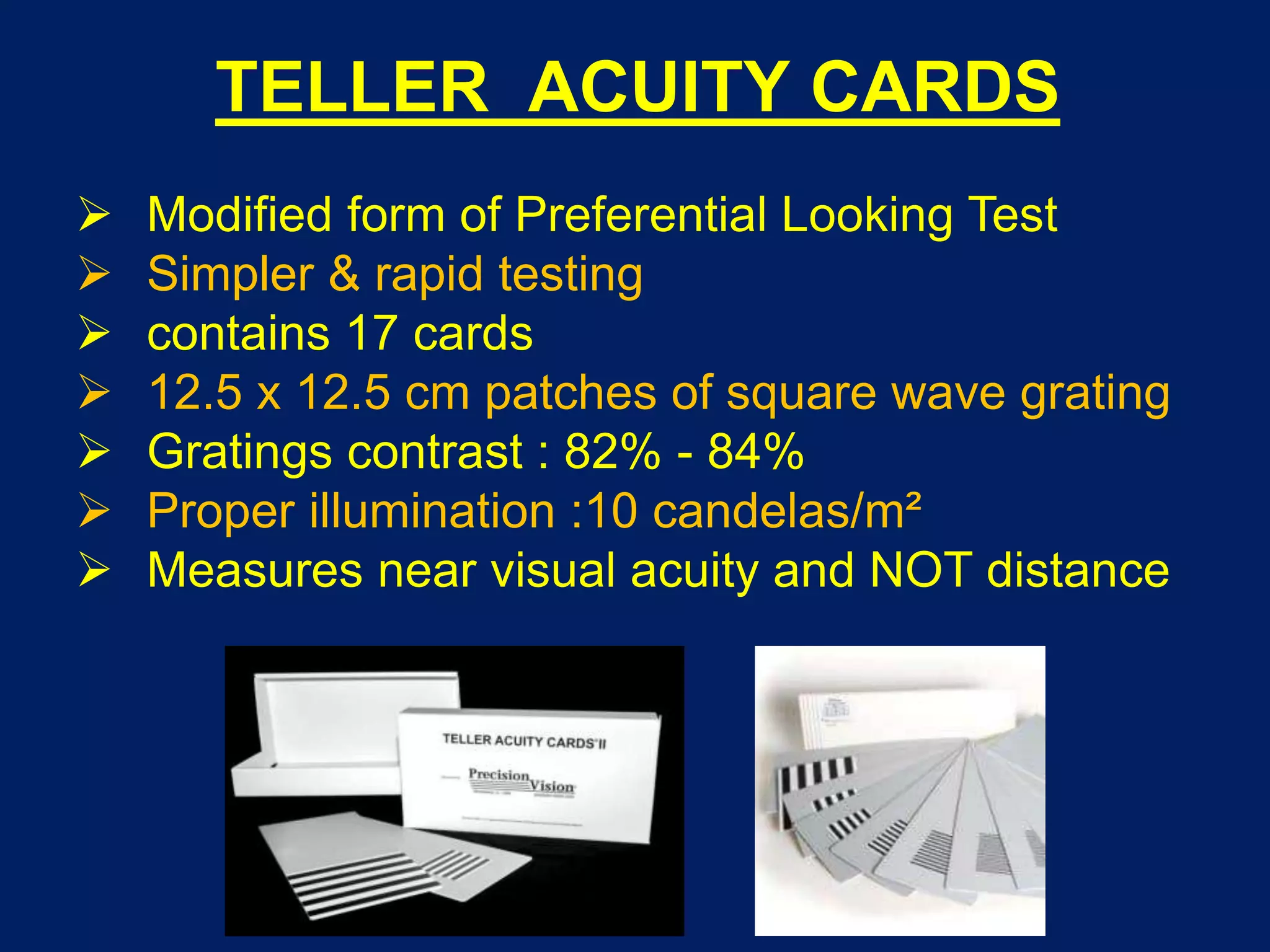 Visual acuity in children | PPT