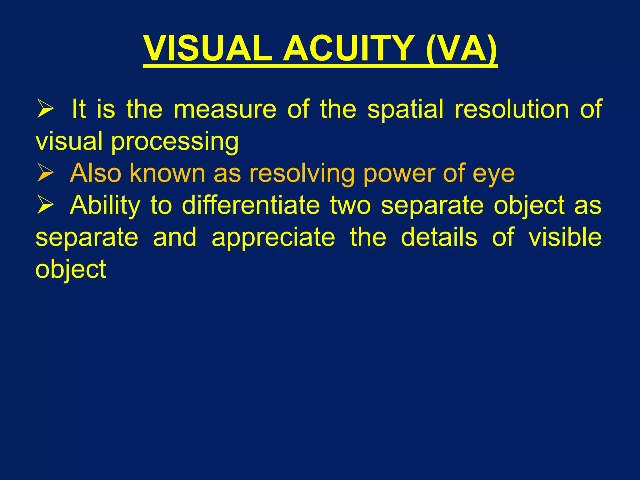 Visual acuity in children | PPT