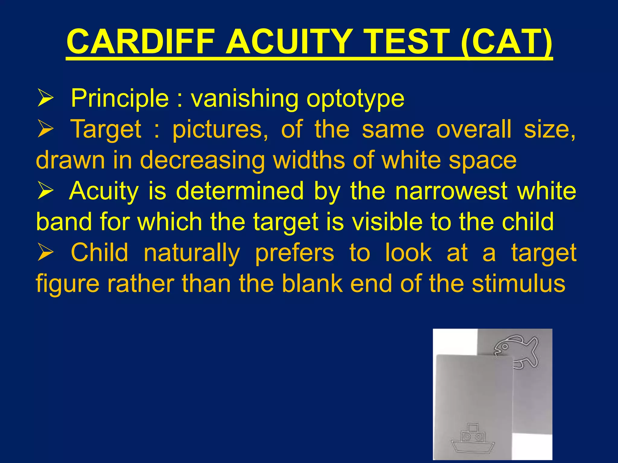 Visual acuity in children | PPT
