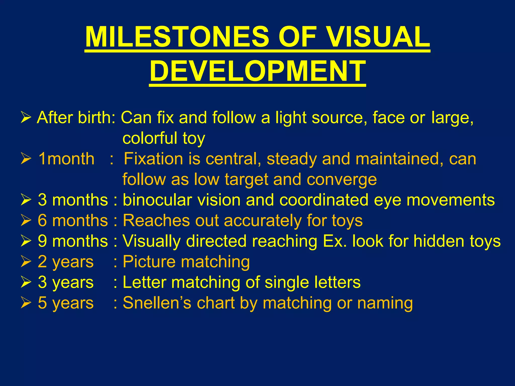 Visual acuity in children | PPT